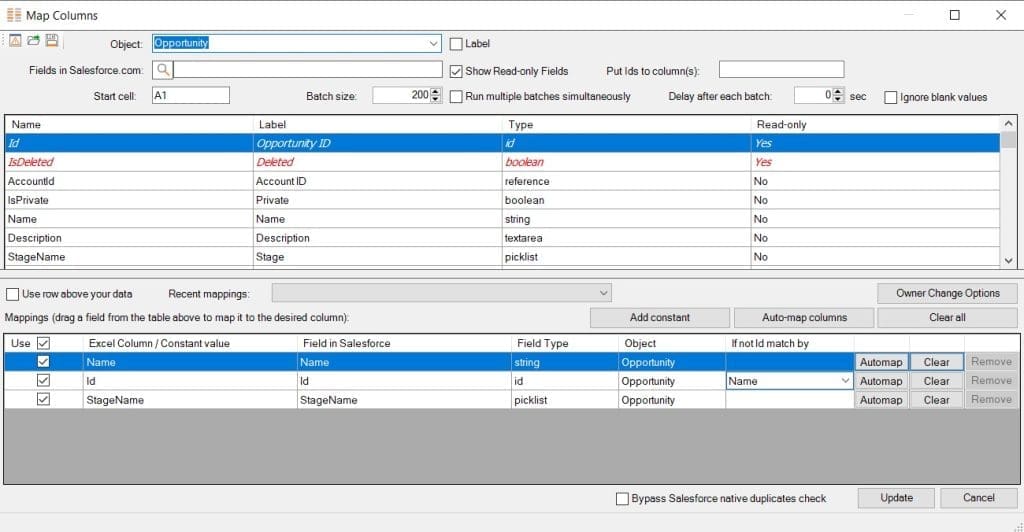 Bulk Update Salesforce Records From An Excel Spreadsheet Xappex