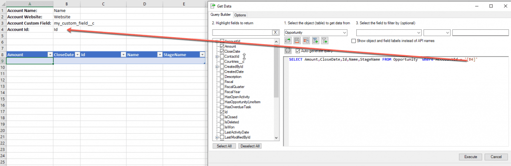 Creating an XL-Connector template for upload - Xappex