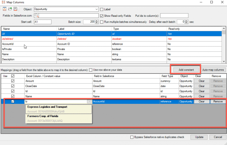In XL-Connector version 3.3.9.9 - Xappex